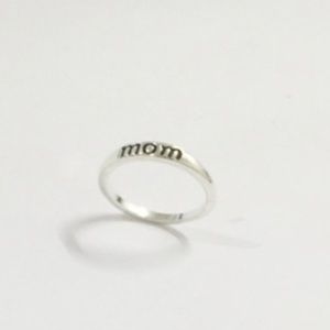Boutique | Jewelry | Silver Mom Ring | Poshmark